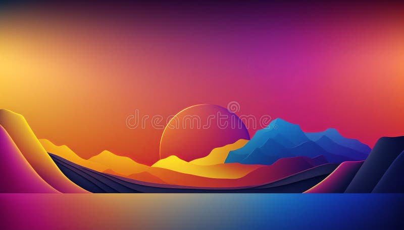 Gradient Backgraund Banner Mockup. UI UX Web Design Stock Illustration ... Gradient Backgraund Banner Mockup. UI UX Web Design Stock Illustration ...