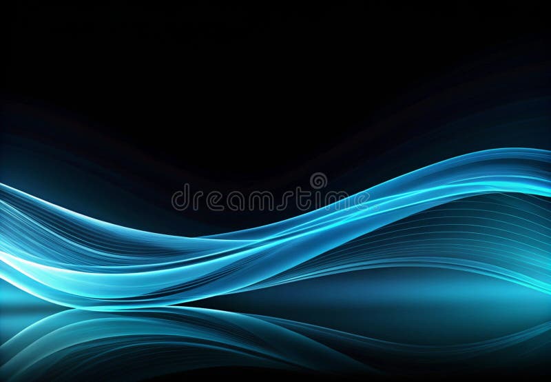 Gradient Background Black Blue Abstract Background. an Abstract Black ...