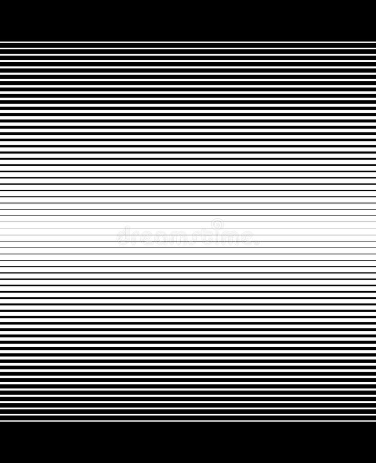 Gradient Horizontal Black and White Stripes Stock Illustration ...