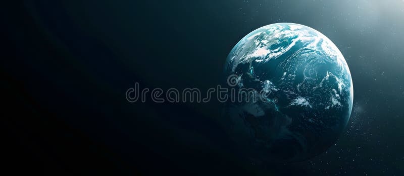 Sci-Fi Earth Gradient Background Stock Illustration - Illustration of ...