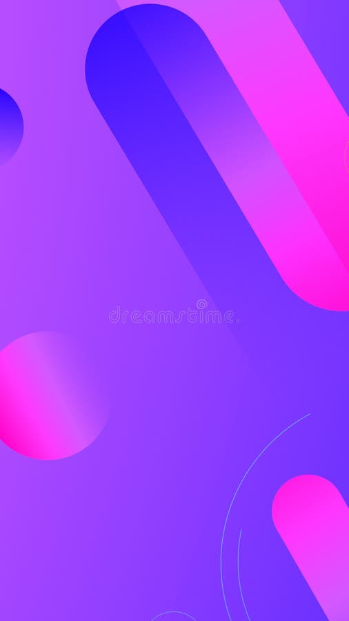 Gradient Background with Circles, Shapes and Lines. Futuristic Blue and ...