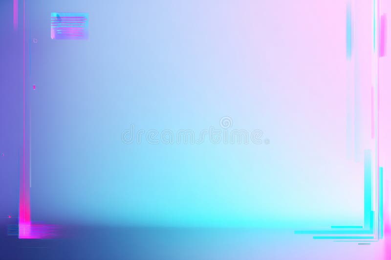 Gradient Background Featuring Glitch-Style Stickers in a Creative Space ...