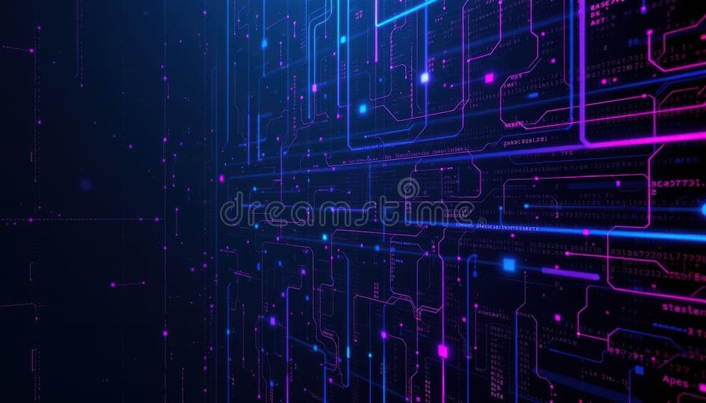 Gradient Background for Futuristic Coding Bootcamp Website Stock ...