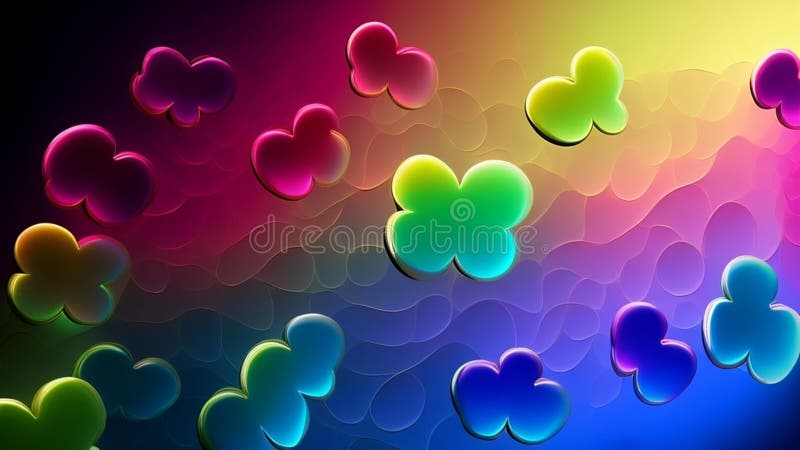 Gradient Background Green Space Travel Stock Illustration ...