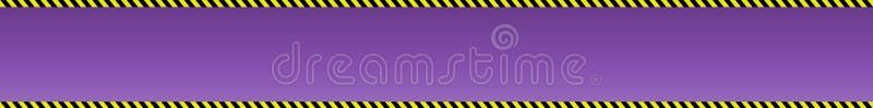 Purple Background with Banner with Borders from Black and Yellow ...