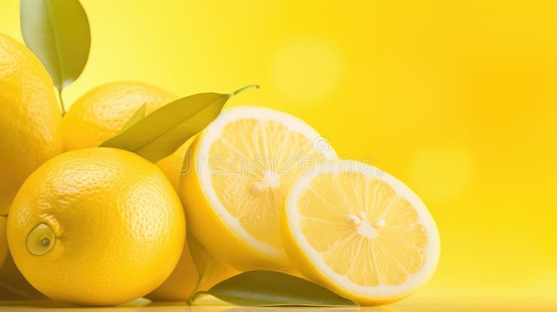 Gradient Background Lemon Yellow Stock Illustration - Illustration of ...