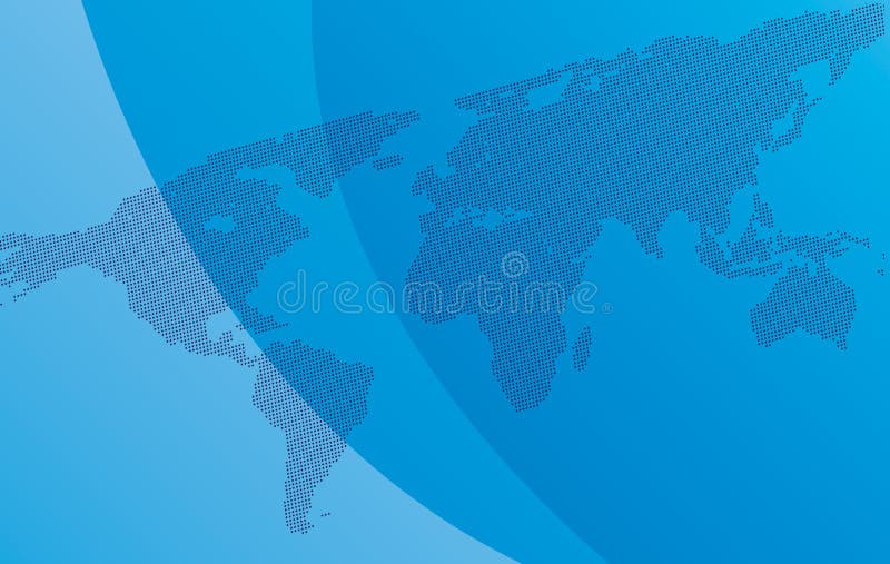 Gradient Background with Map of World Stock Vector - Illustration of ...