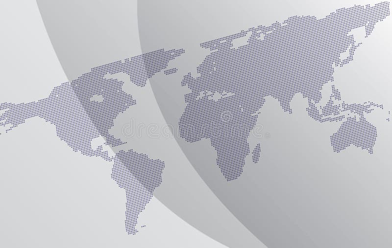Gradient Background with Map of World Stock Vector - Illustration of ...