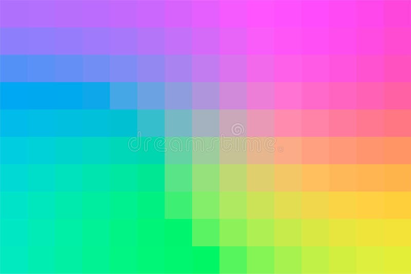 Gradient Background from Multicolors Squares. Abstract Rainbow of ...