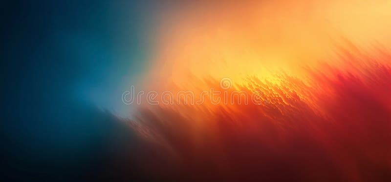 A Gradient Background with an Orange, Blue and Yellow Color, Blurred ...
