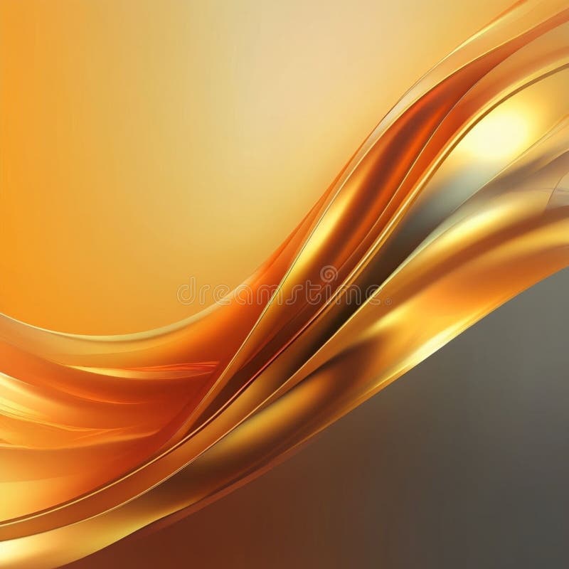 Gradient Background of Orange, Gold and Black Bokeh Shadows. Glowing ...