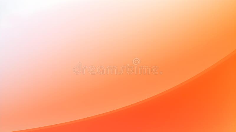 Gradient Background with Soft Shapes Fading from Orange To White ...