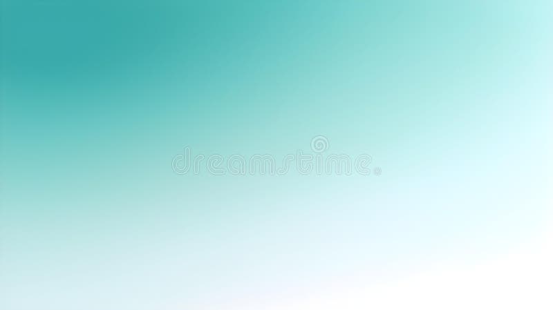 Gradient Background with Soft Shapes Fading from Turquoise To White ...