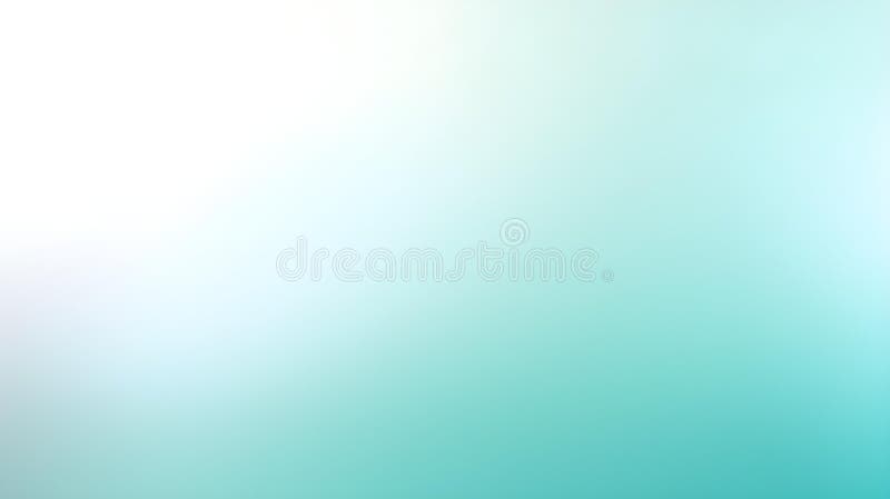 Gradient Background with Soft Shapes Fading from Turquoise To White ...