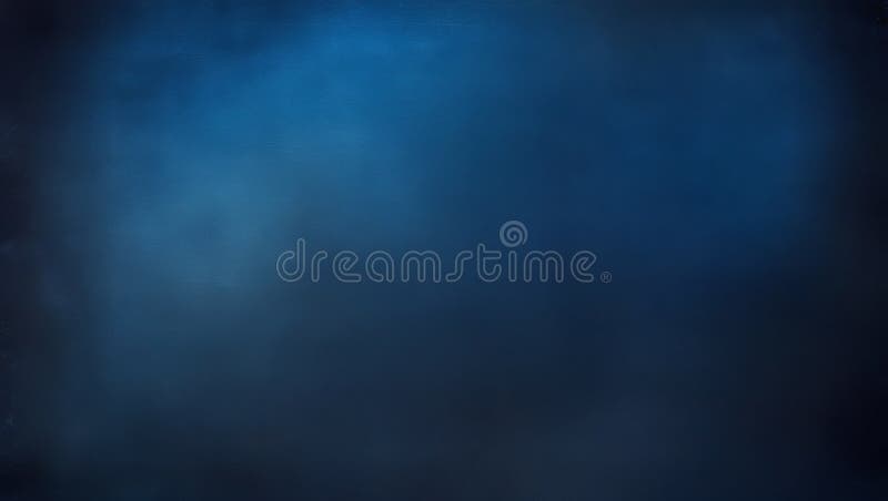 Deep Blue Grainy Gradient Midnight To Navy Background with Soft Noise ...