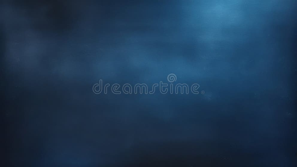 Deep Blue Grainy Gradient Midnight To Navy Background with Soft Noise ...