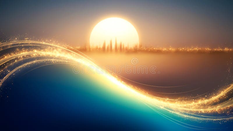 Gradient Background Transitioning from Deep Sapphire Blue at the Base ...