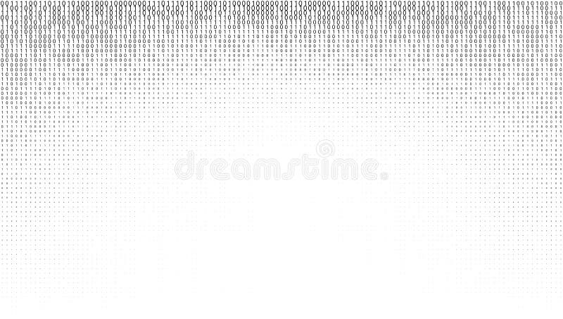 Gradient Binary Code Digits Background Stock Illustration ... Gradient Binary Code Digits Background Stock Illustration ...