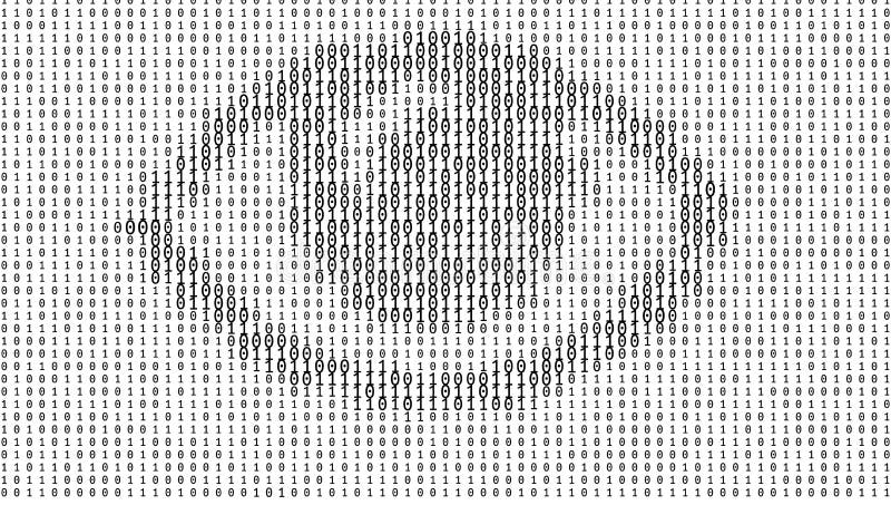 Gradient Binary Code Digits Background Stock Vector Illustration Of Electronic Crypto 117938686