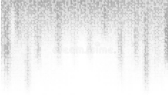 Gradient Binary Code Digits Background Stock Illustration ... Gradient Binary Code Digits Background Stock Illustration ...