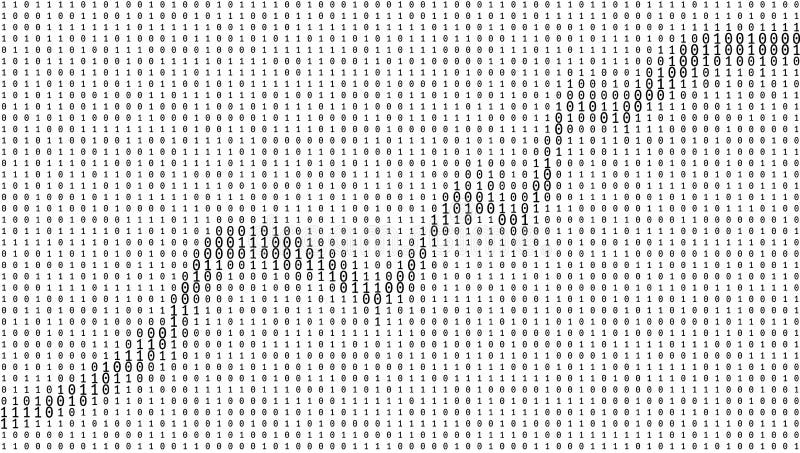 Gradient Binary Code Digits Background Stock Vector Illustration Of Digital Binary 117938799