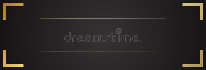 Gradient Black Backgrounds with Golden Frames. Vector Stock Vector ...