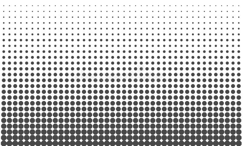 Gradient Black Dot Halftone Background.symmetrical Vertical Arranged ...