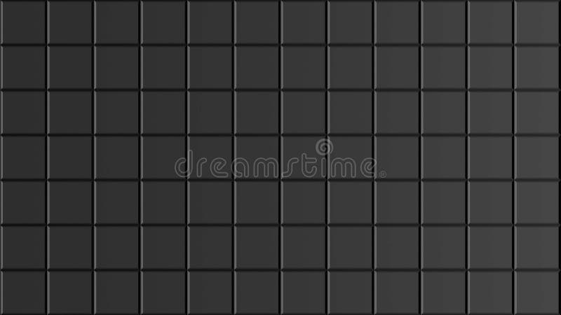 Gradient Black Square Tile. Dark Gradient Grid Pattern Background Stock ...
