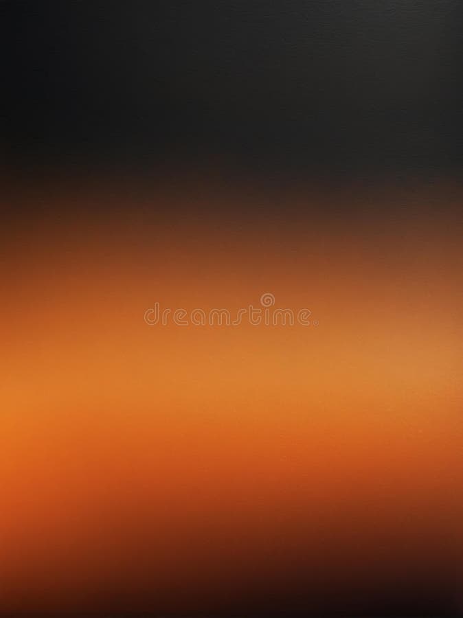 Gradient Black To Orange Smooth Grainy Texture Transit Ai Generated ...