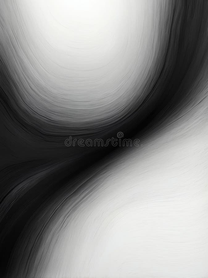 Gradient Black To White Smooth Grainy Texture Transiti Ai Generated ...