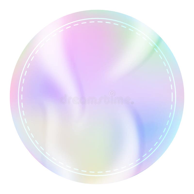Gradient Blank Round Badge, Label Element on White Stock Illustration ...