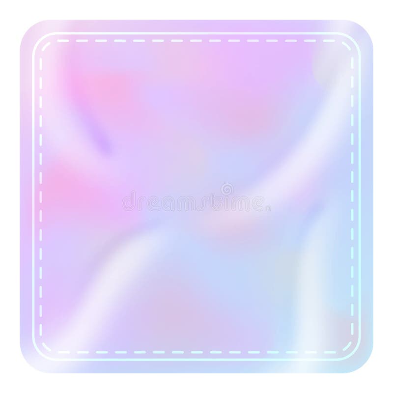 Gradient Blank Square Label Element on White Stock Illustration ...