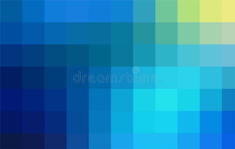 Gradient Blue Background from Dark To Light Squares. Abstract Pattern ...