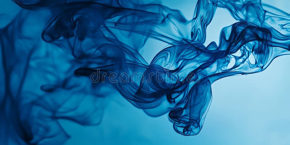 A Gradient Blue Background Featuring Dynamic, Flowing Lines that Curve ...