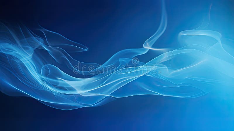 Gradient Blue Background Smoke Stock Illustration - Illustration of ...