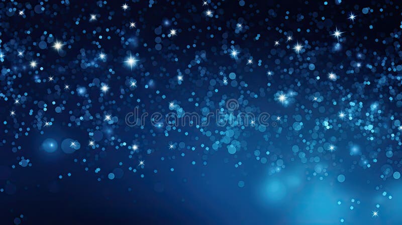 Gradient Blue Background Stars Stock Illustration - Illustration of ...
