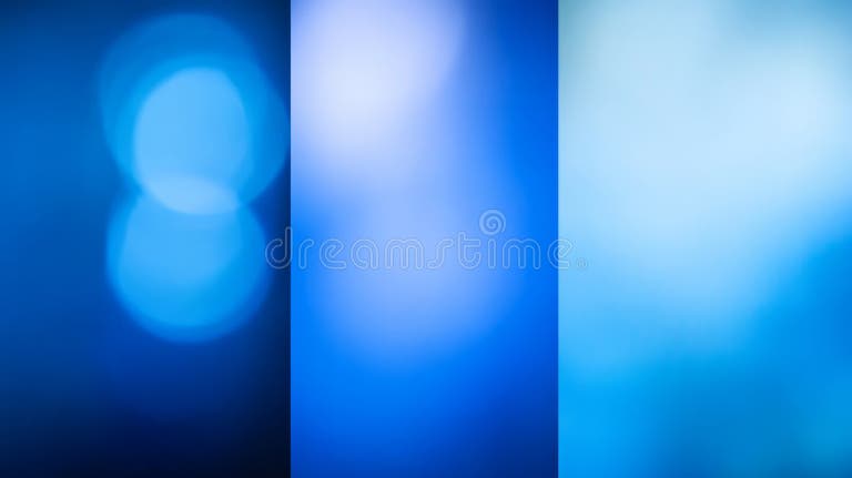 Gradient Blue Background Three Depths of Color with Varied Light ...