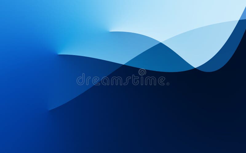 Curve Line on Blue Gradient Background Stock Illustration ...