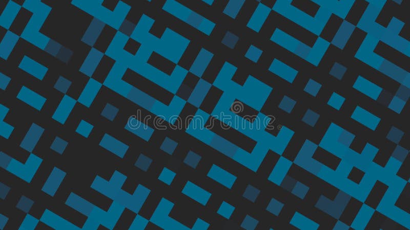 Gradient Blue Pixels in 8 Bit of Architecture Stock Footage - Video of ...