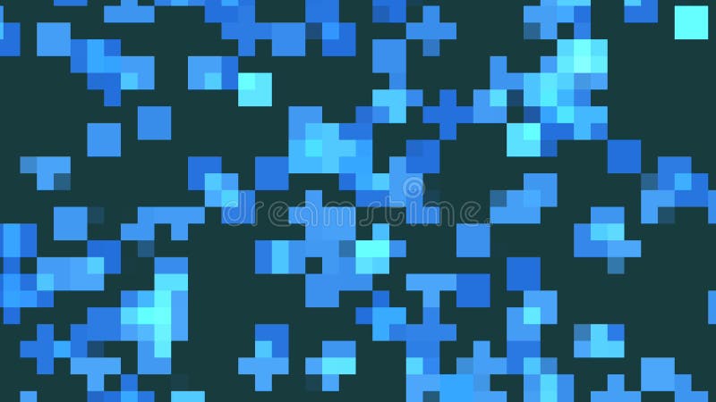 Gradient Blue Pixels in 8 Bit of Architecture Stock Footage - Video of ...