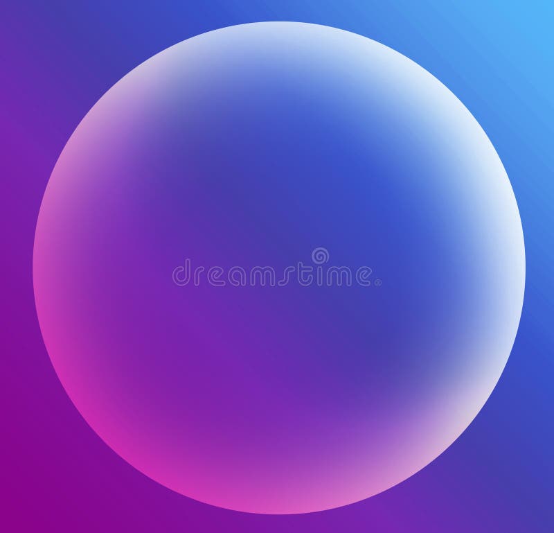 Blue and Purple Frame with 3D Sphere Shaped Copy Space Stock ...