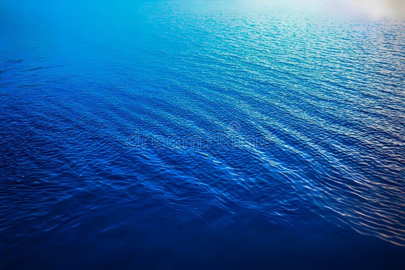 Gradient Blue Ripples with Top Light Reflection Stock Photo - Image of ...