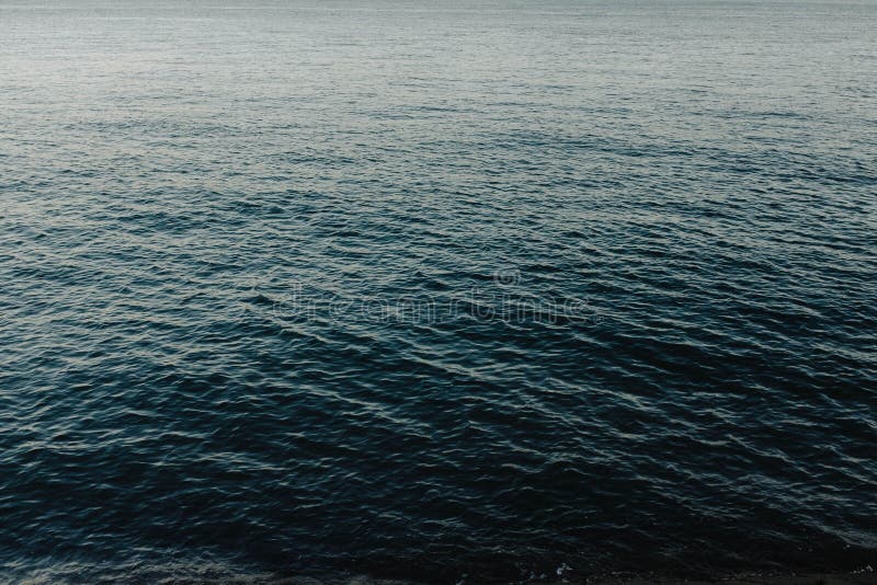 Gradient Blue Texture of Calm River Water. Stock Photo - Image of wave ...