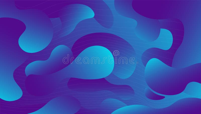 Gradient Blue Water Drop Wave Colorful Background with Curve Shape and ...