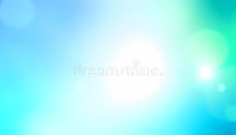 Gradient Blue, White and Green Background with Sparkling Light Stock Illustration - Illustration ...