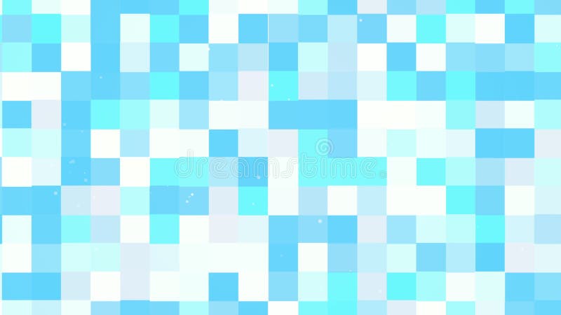 A Blue and White Background with Pixel Art Stock Footage - Video of ...