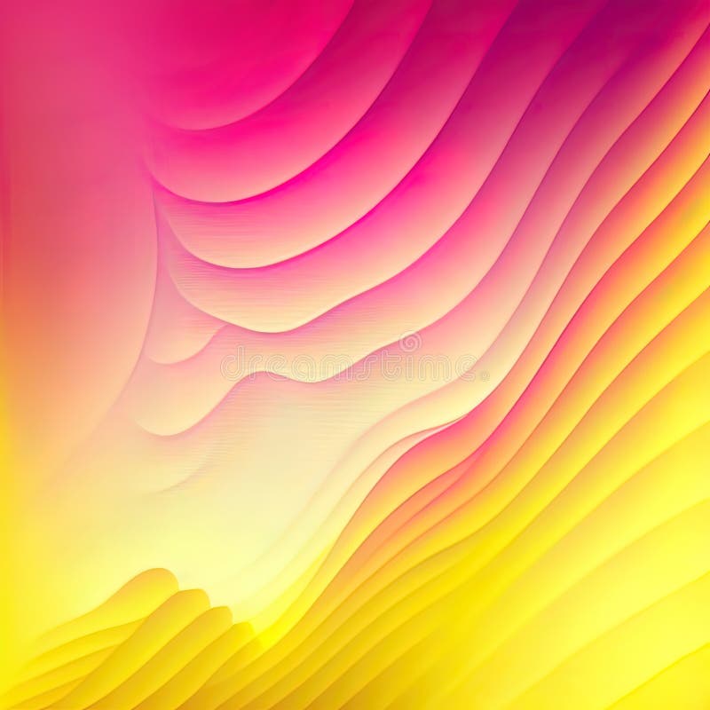 Gradient Blur Pink-yellow Background Stock Illustration - Illustration ...