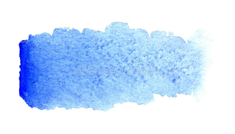 Gradient from Bright Blue To Light Blue. Watercolor Rectangular Stock ...