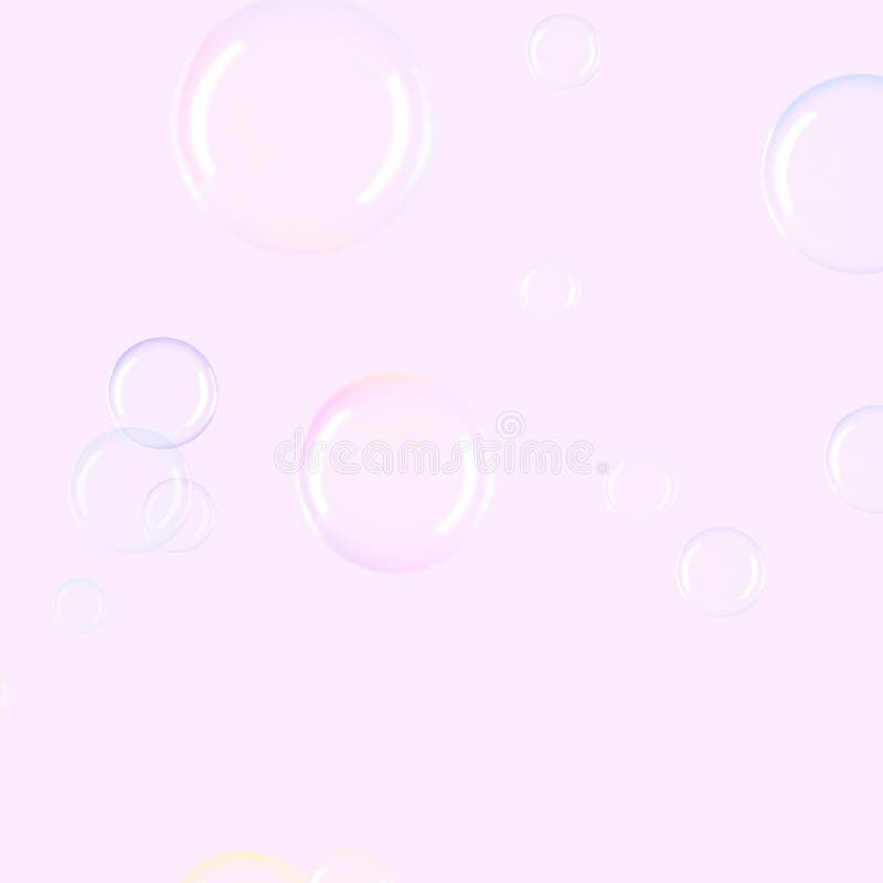 Gradient Bubble Pattern Pink Background Stock Illustration ...