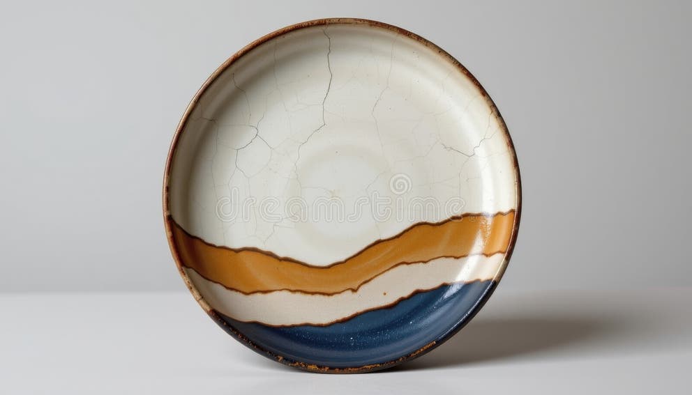 Gradient Built from Artisan Glaze Techniques, Navy Ash, Warm Sand, and ...